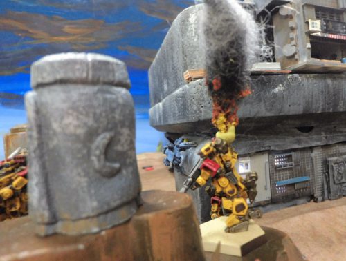 大型対車輌ミサイルを射出するCEF所属の”FLAIL”兵 | ヘヴィギアファン！